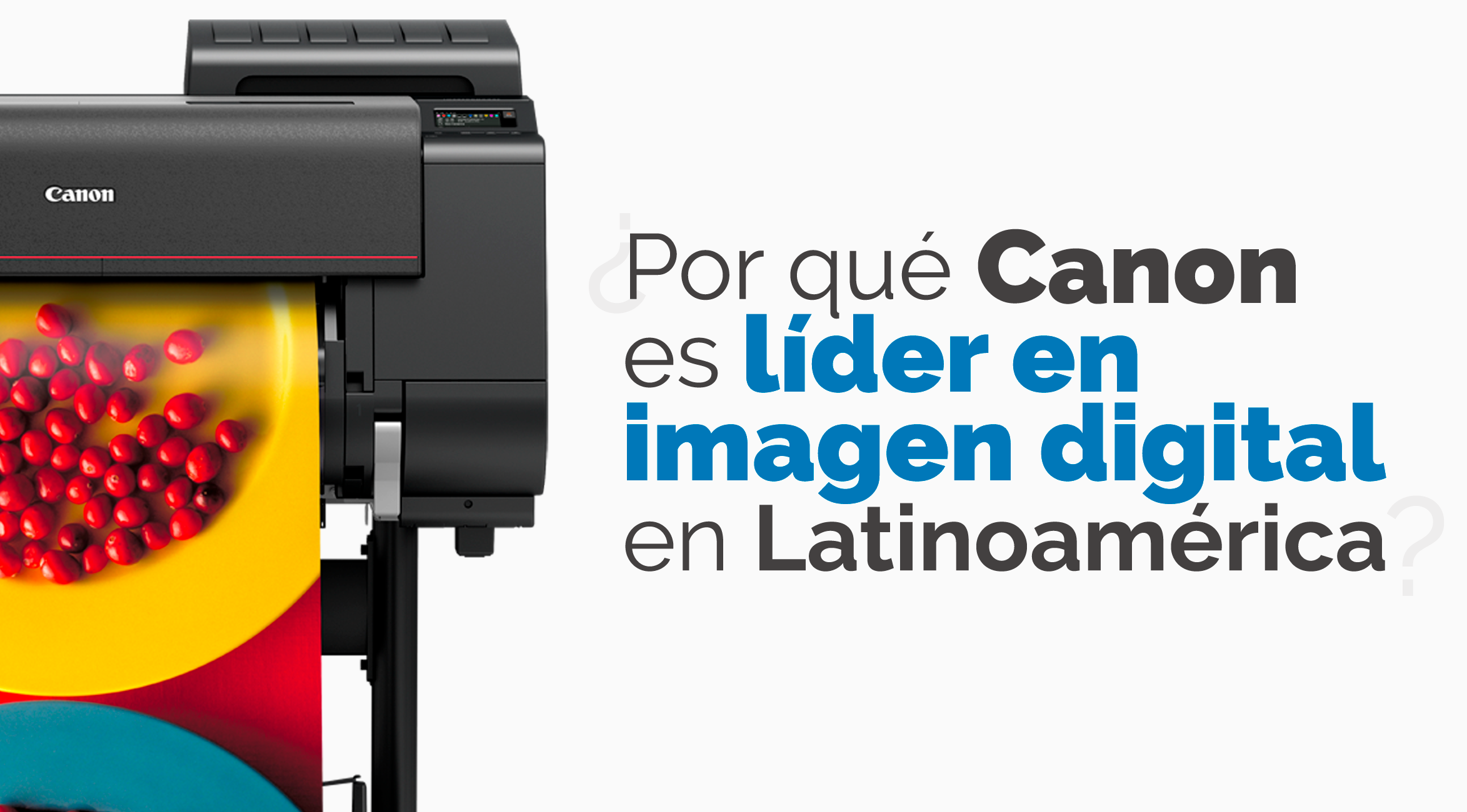 Equipos imagePROGRAF formato ancho Canon LFP en Colombia